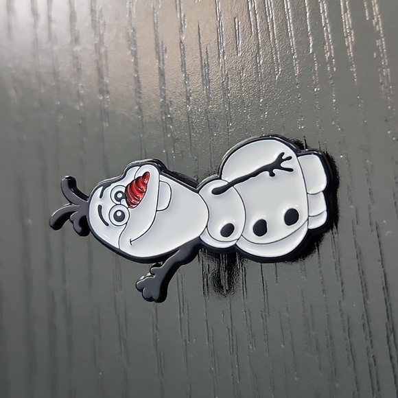 Disney | Jewelry | Disneys Frozen Olaf Inspired Enamel Pin | Poshmark